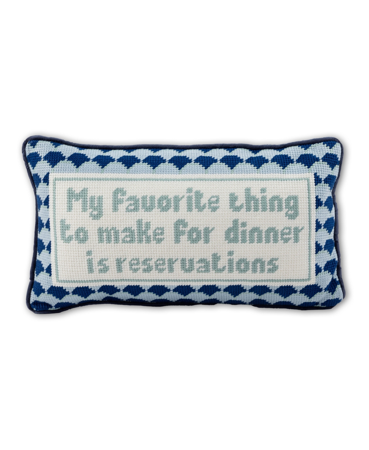 Click here for Furbish Needlepoint Pillow - Reservations prices