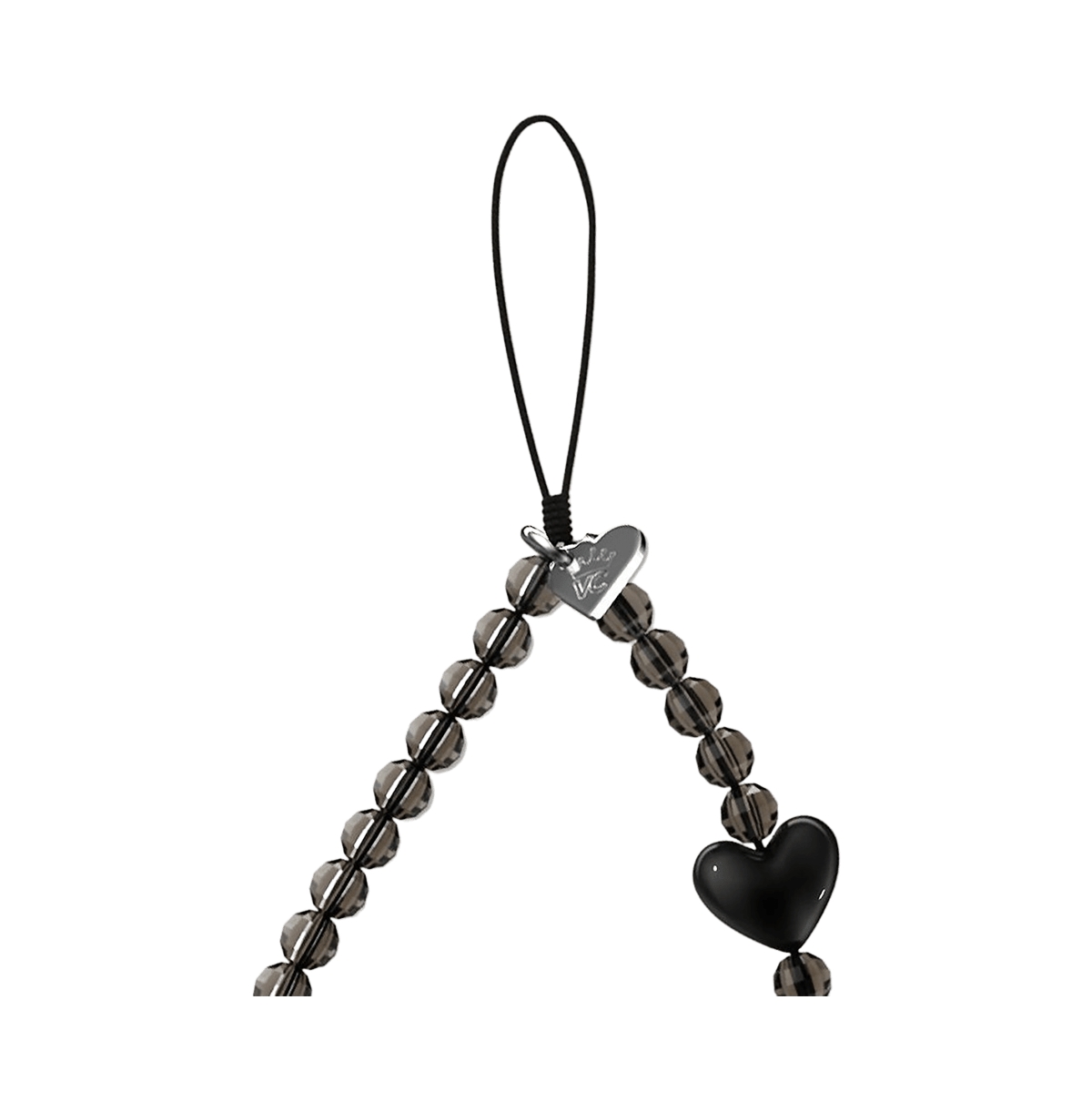 Click here for Velvet Caviar Phone Charm - Black prices