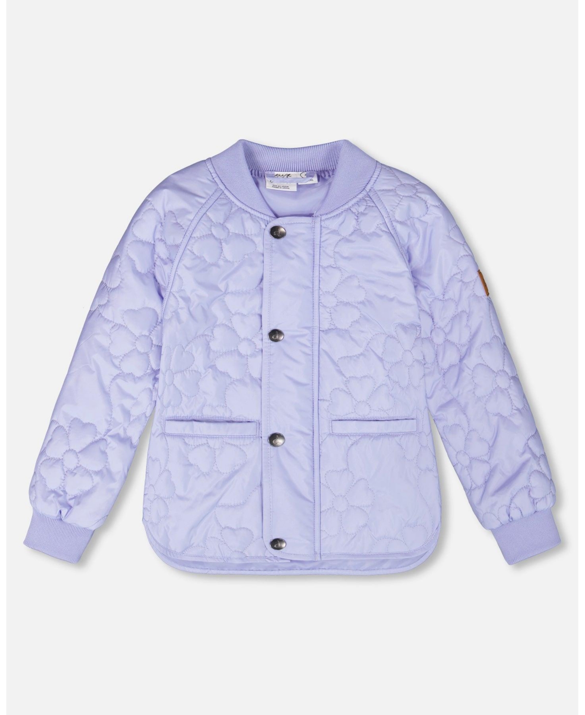 Click here for Deux par Deux Girl Quilted Mid-Season Jacket Laven... prices