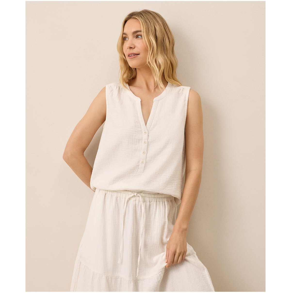 Click here for Pact Womens Organic Cotton Coastal Double Gauze He... prices