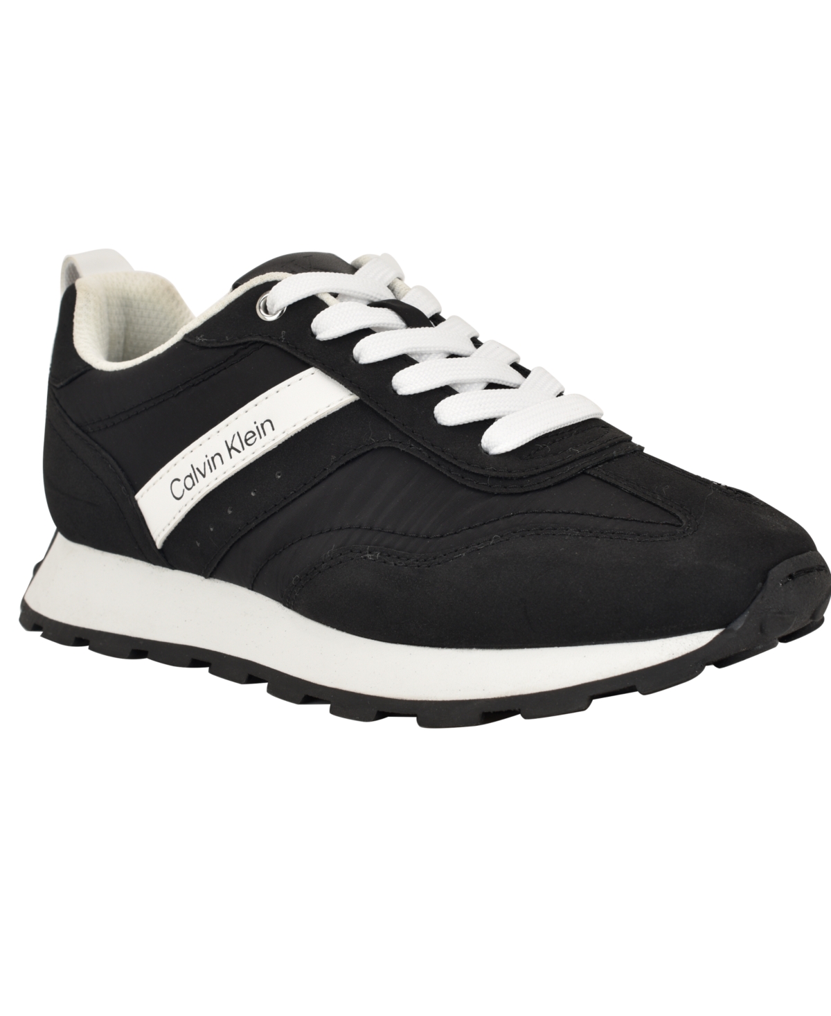 Click here for Calvin Klein Womens Tanja Retro Lace-Up Sneakers -... prices