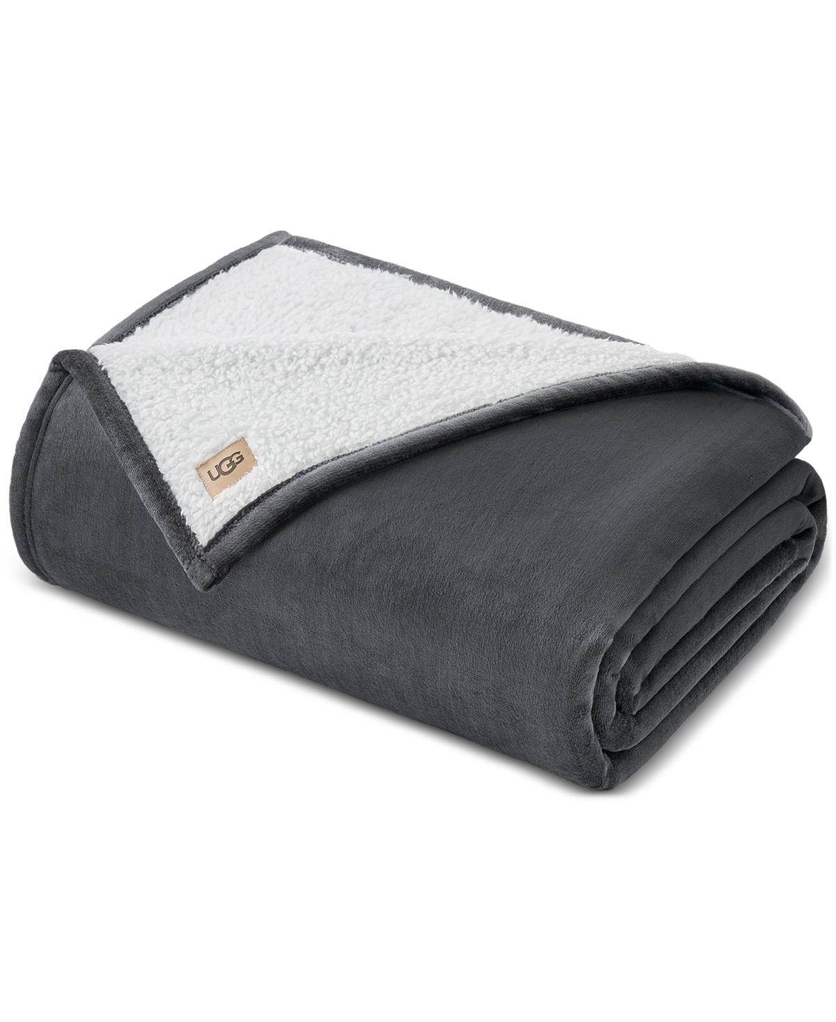 Click here for Ugg Avery Faux Fur Blanket  King - Charcoal prices