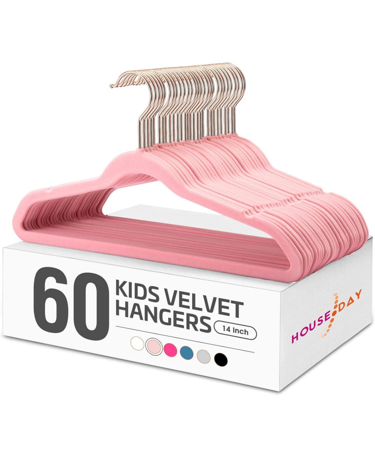 Click here for 14 Inch Kids Velvet Hangers - Blush pink prices