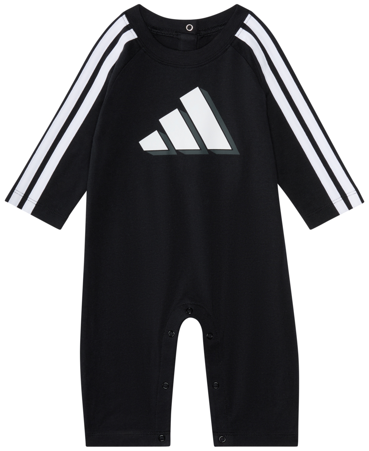 Click here for adidas Baby Boys Long Sleeve Graphic Coverall - Bl... prices