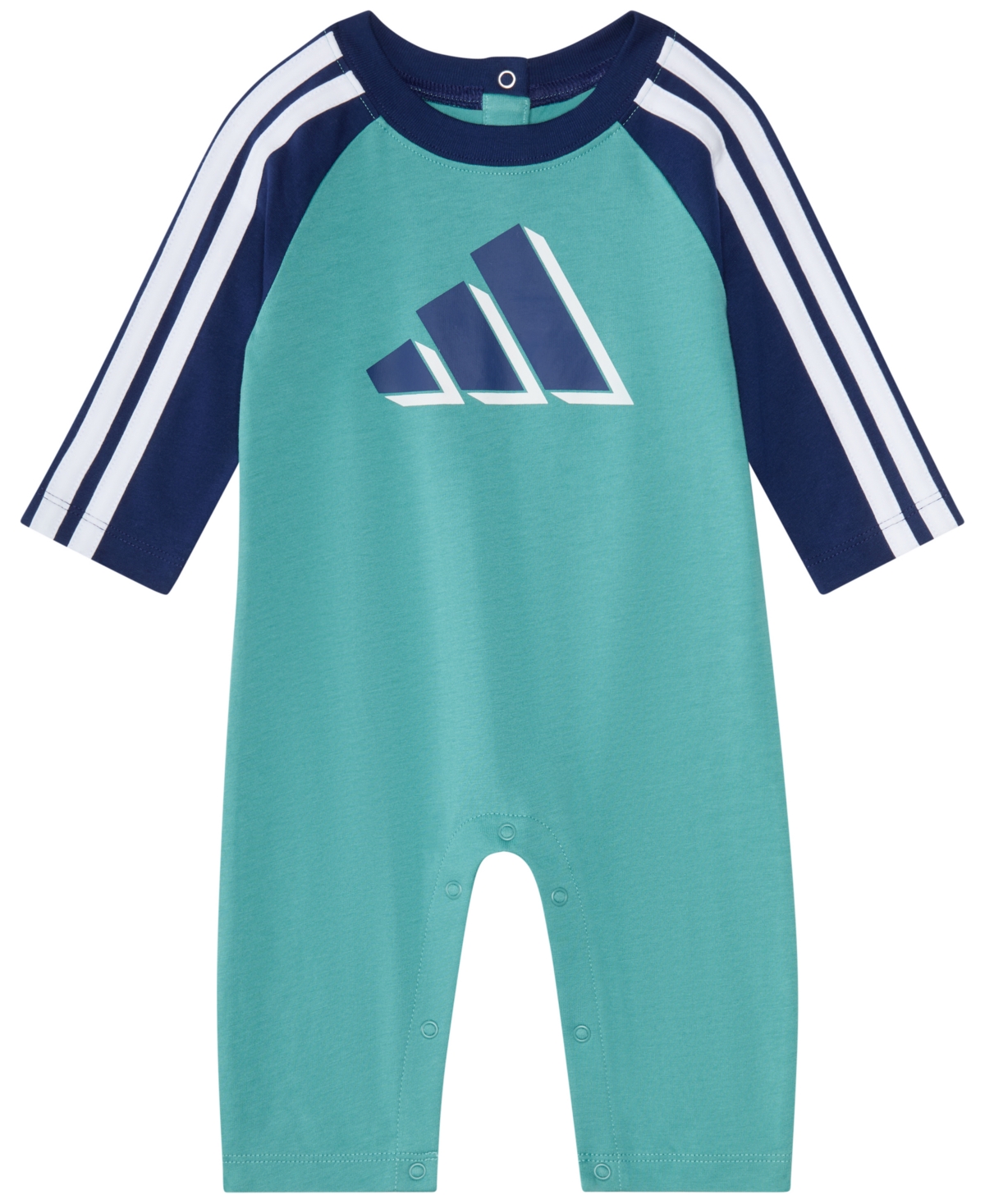 Click here for adidas Baby Boys Long Sleeve Graphic Coverall - Te... prices