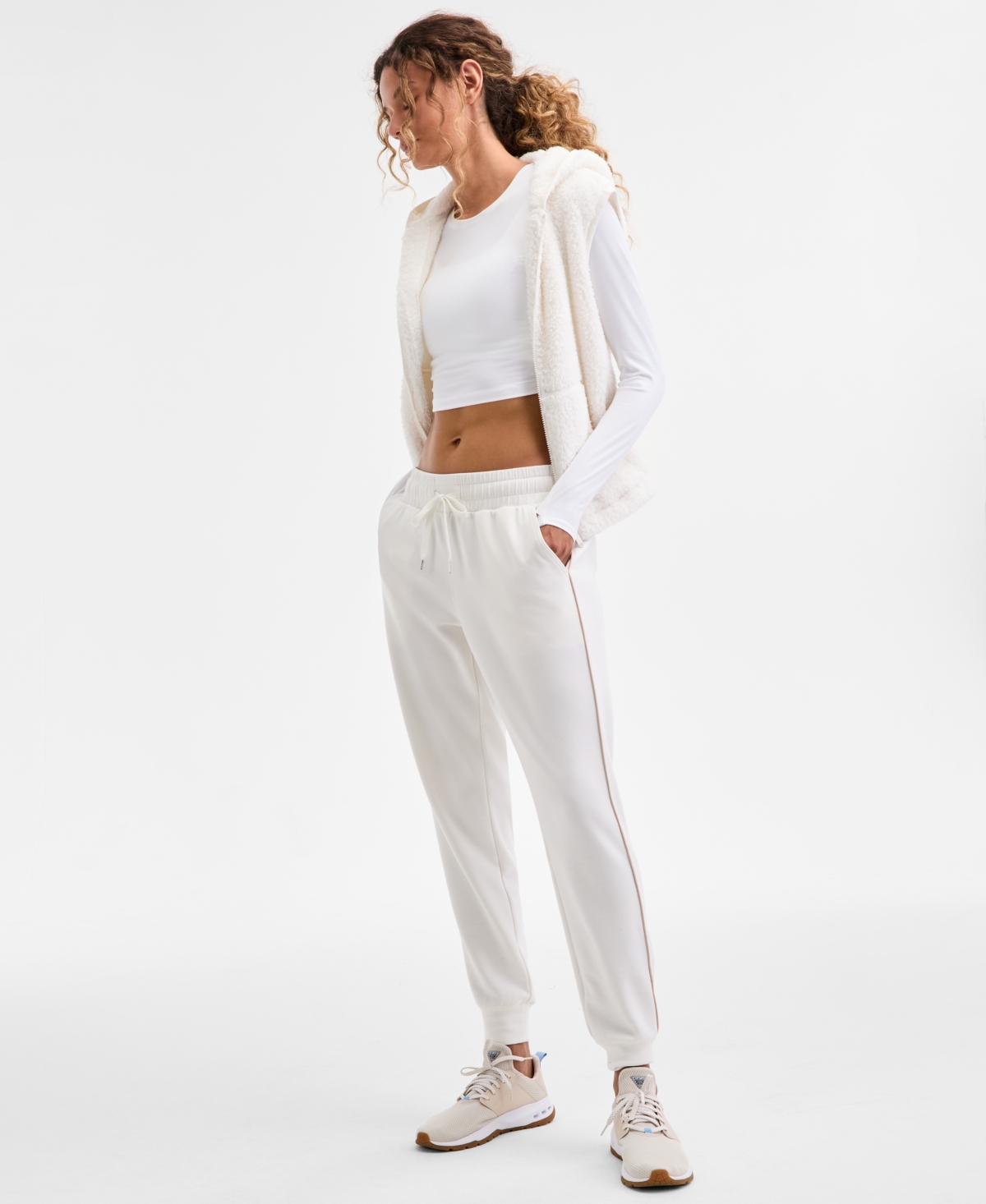 Click here for Id Ideology Womens Relaxed Butter Soft Joggers  Ma... prices