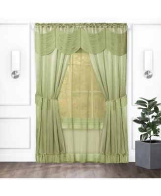 Click here for Kate Aurora Satin Chic Complete Attached Window Cu... prices