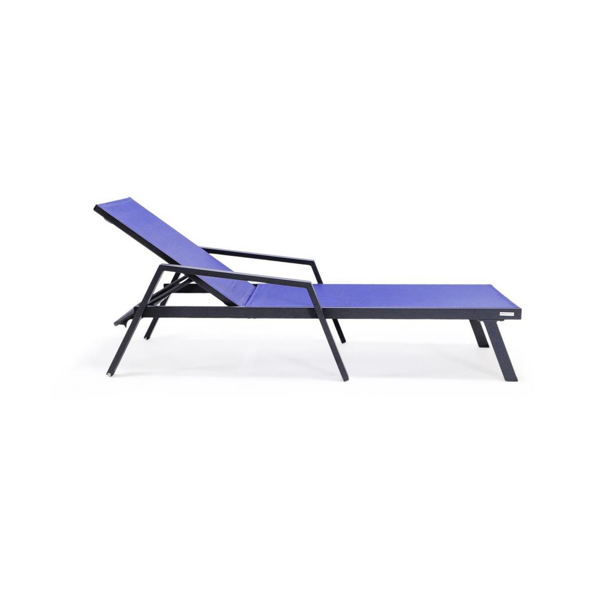 Click here for LeisureMod Lounge Chair With Armrests in Black Alu... prices