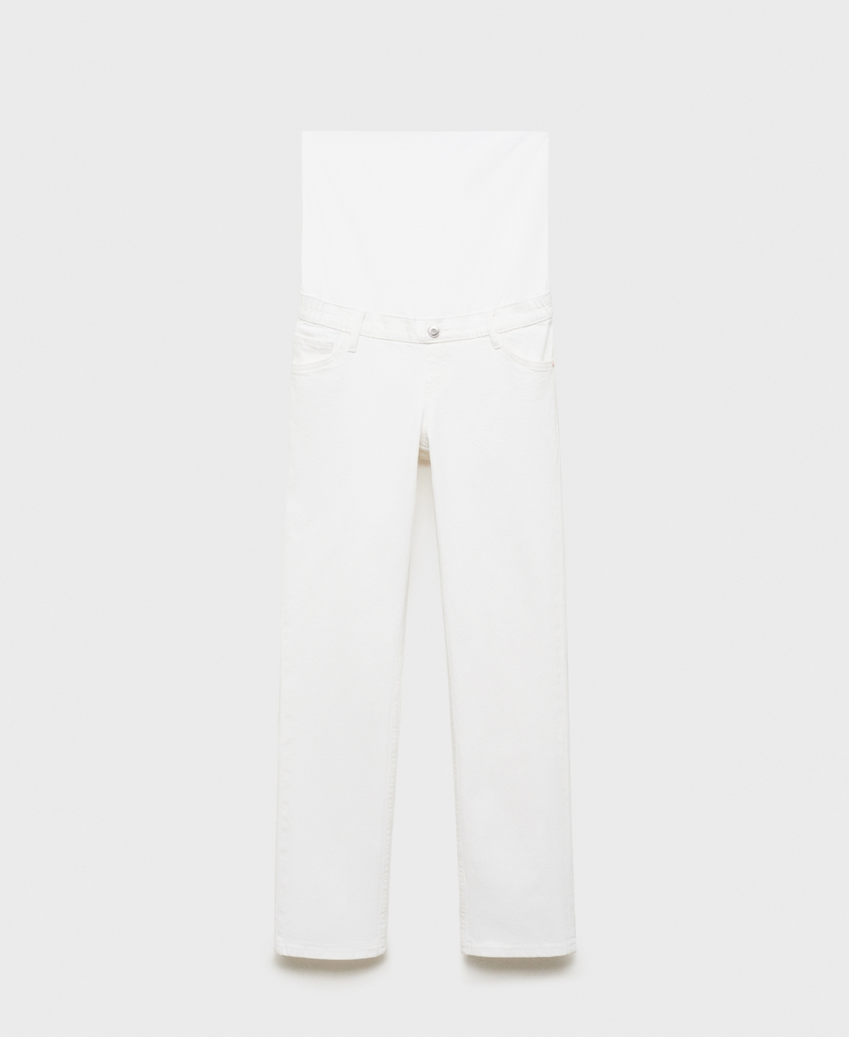 Click here for Mango Womens Maternity Straight Jeans - White prices