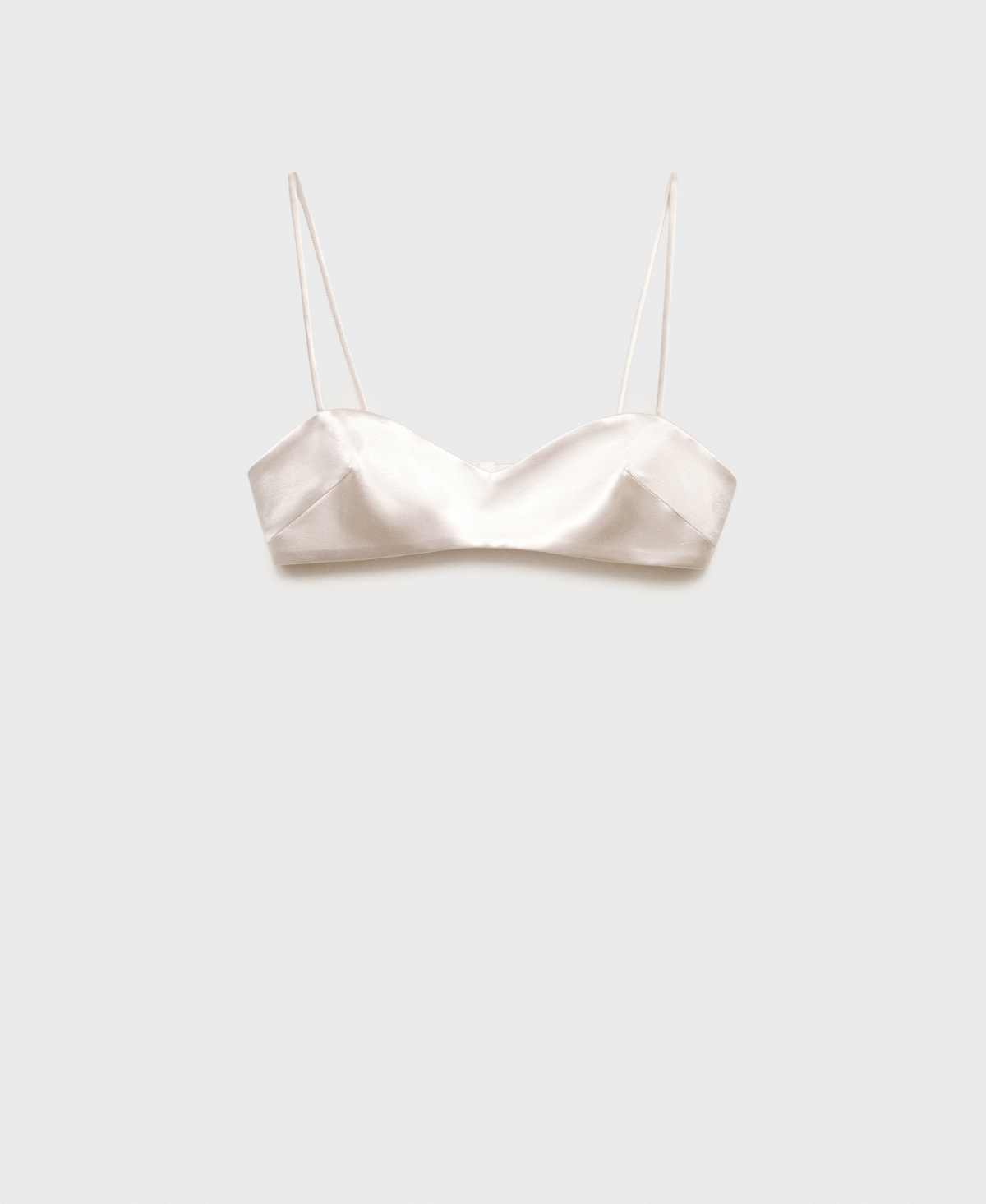 Click here for Mango Womens Satin Crop Top - Silver prices