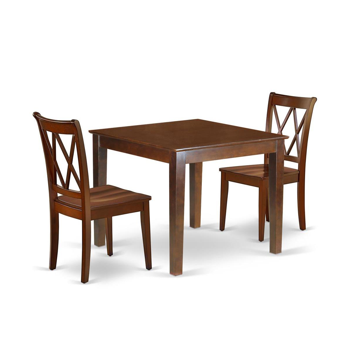 Click here for East West Furniture Dining Room Set Mahogany - Mah... prices