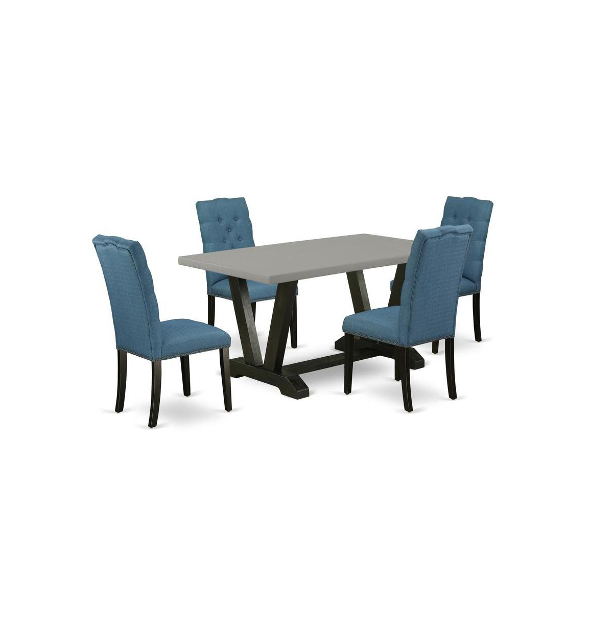 Click here for East West Furniture 5-Piece Modern an Excellent Ce... prices