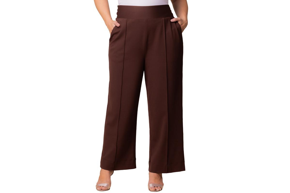 Click here for Kiyonna Womens Plus Size Polished Ponte Wide Leg P... prices