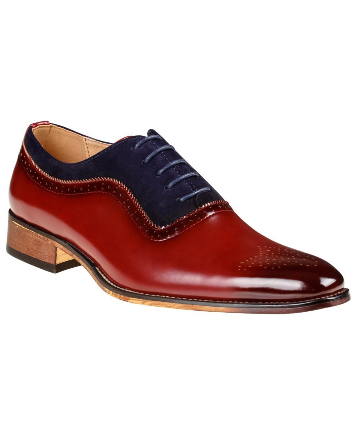 Click here for Gino Vitale Mens Lace Up Medallion Toe Dress Shoes... prices