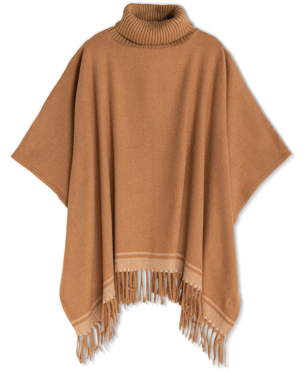 Click here for Lauren Ralph Lauren Woven Knit-Collar Ruana - 225... prices