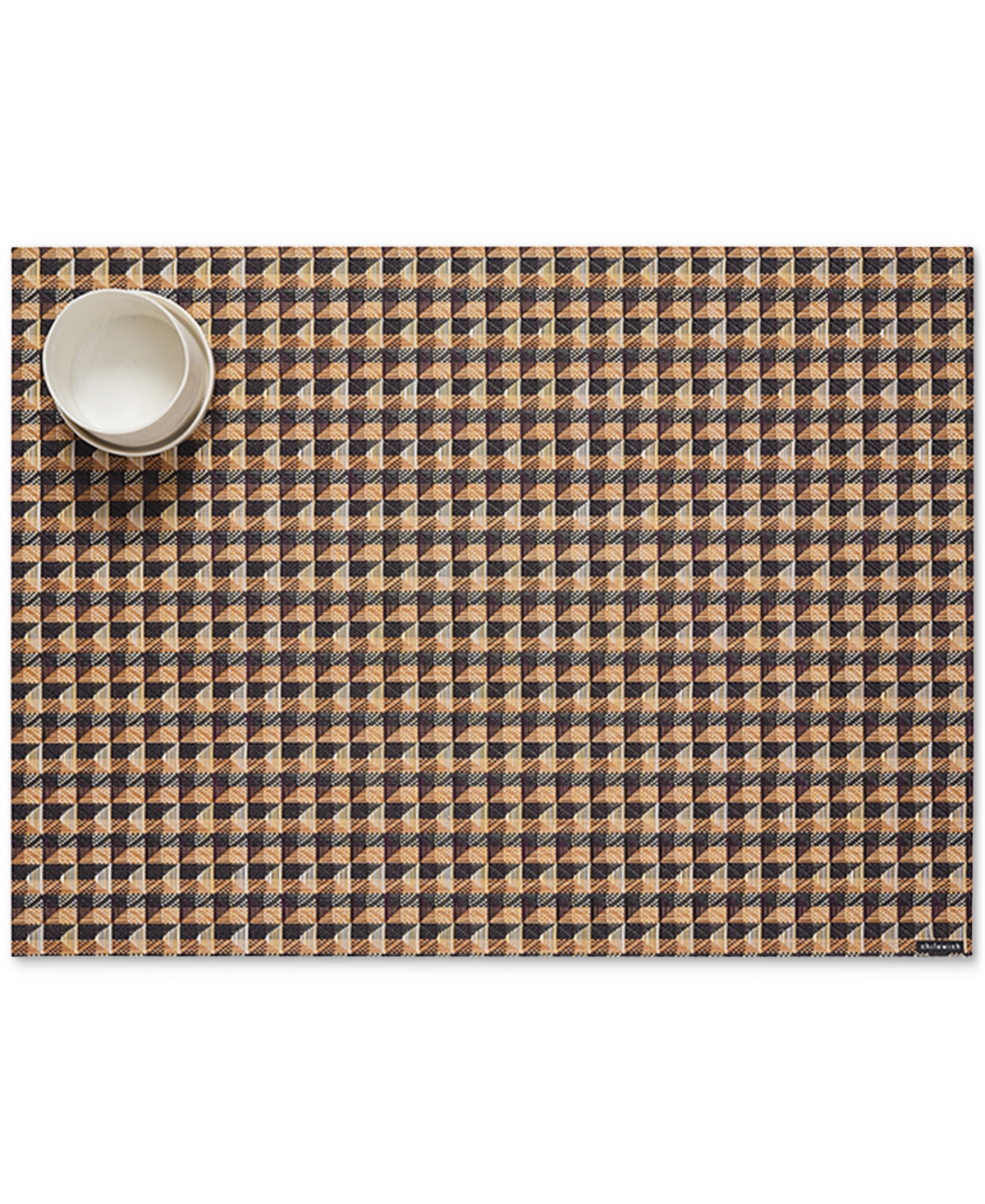 Chilewich Crane Rectangular Placemat - Honey