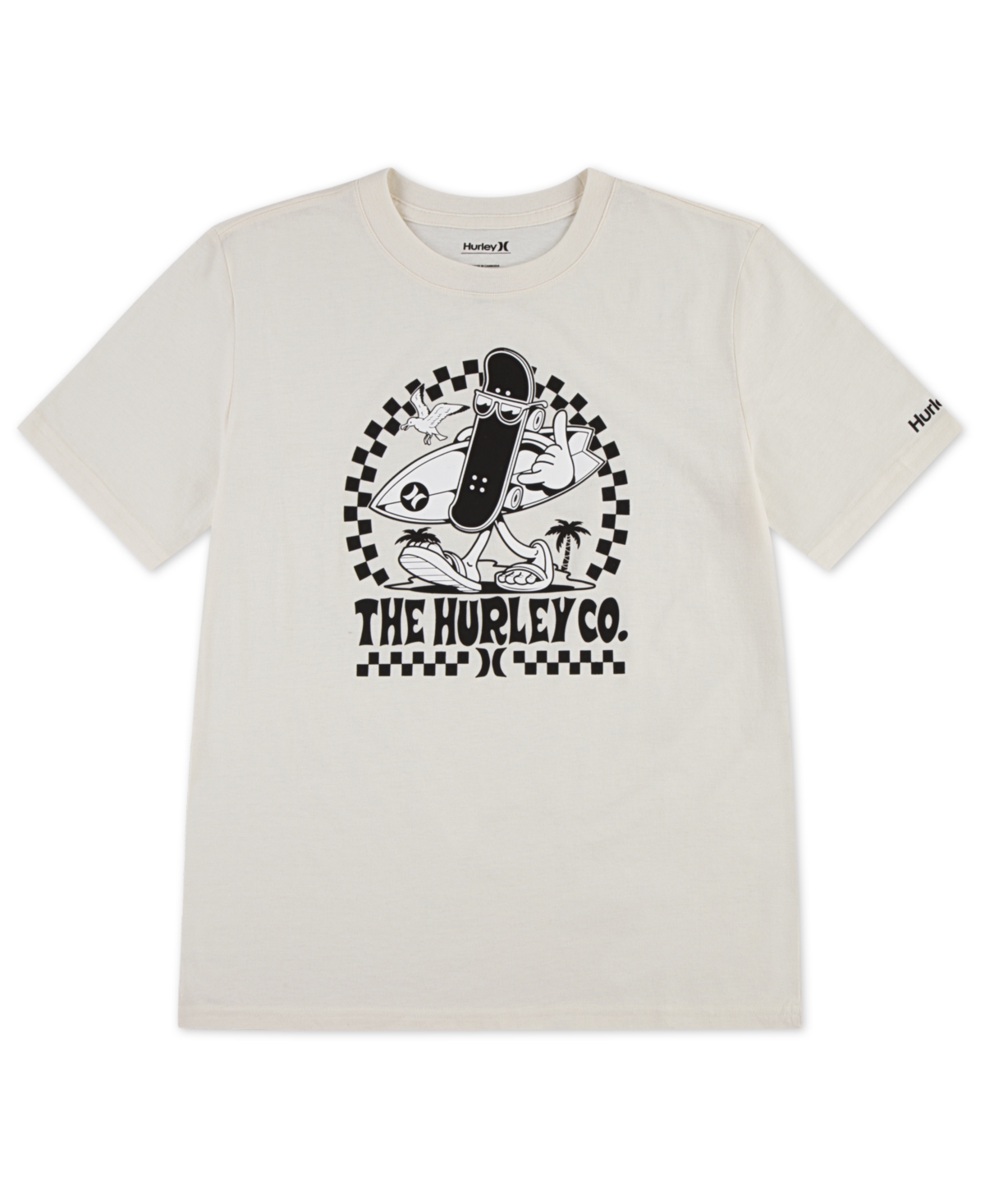 Click here for Hurley Big Boys Raddie T-Shirt - Pale Ivory prices