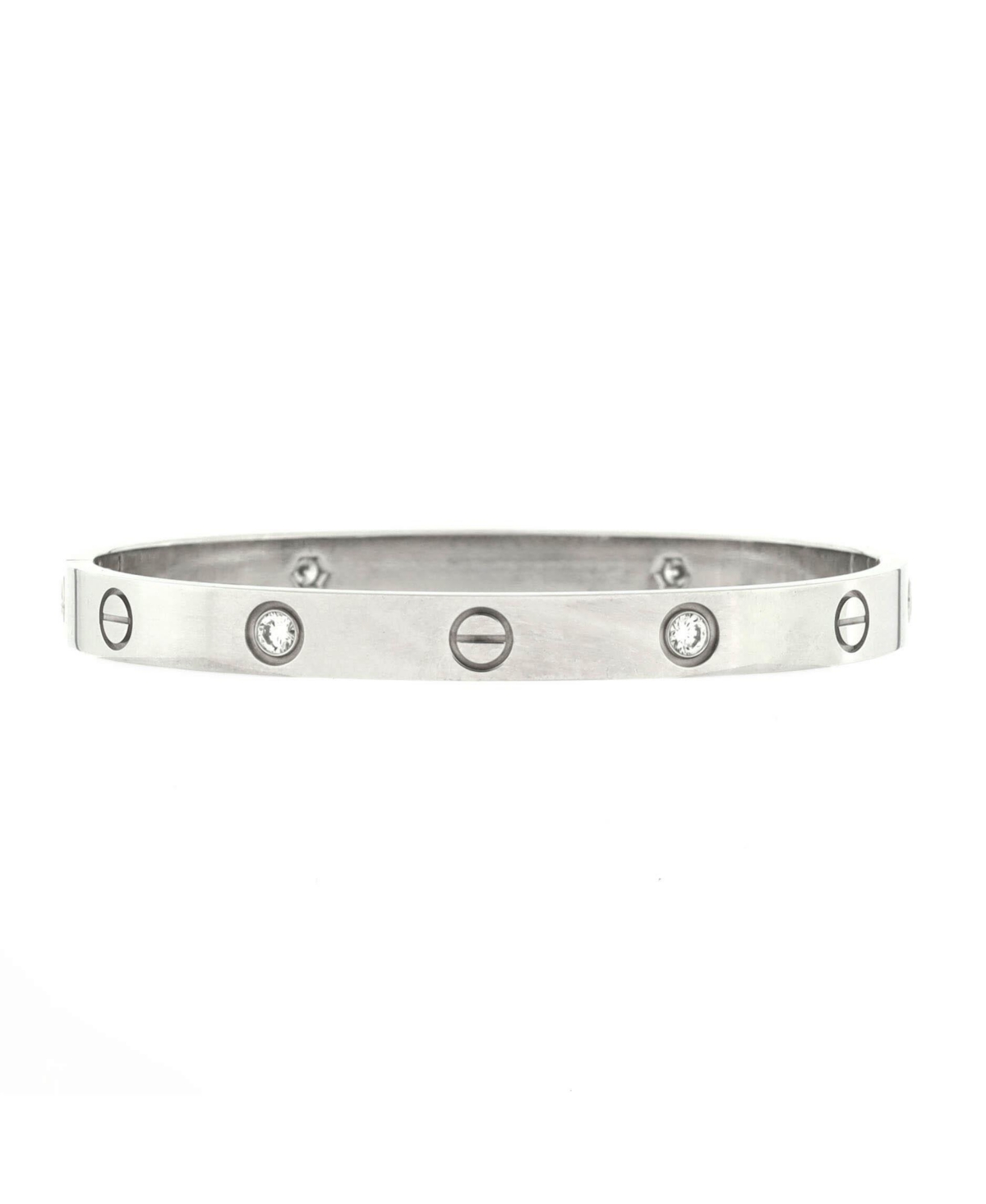 Click here for Pre-Owned Cartier Love 4 Diamond Bracelet - 18k wh... prices