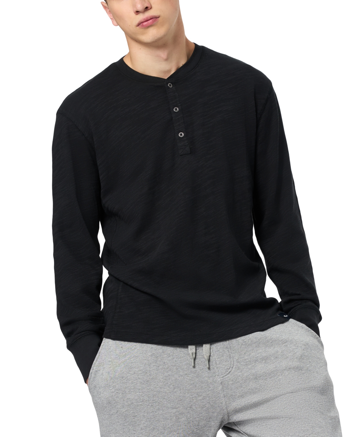 Click here for Buffalo David Bitton Mens Kandid Henley Shirt - Bl... prices