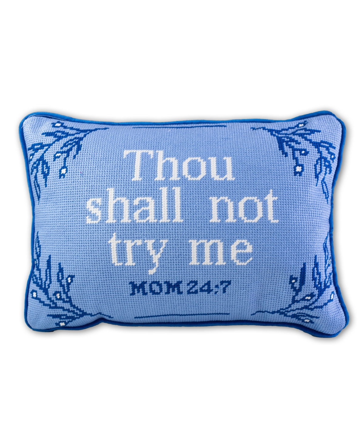 Click here for Furbish Needlepoint Pillow - Try me prices
