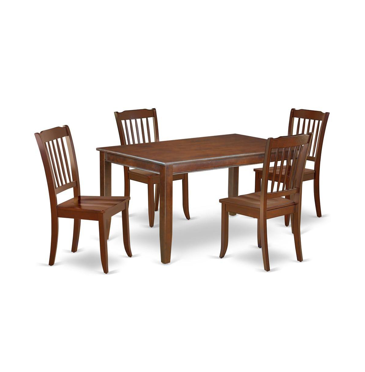 Click here for East West Furniture Dining Room Set Mahogany - Mah... prices