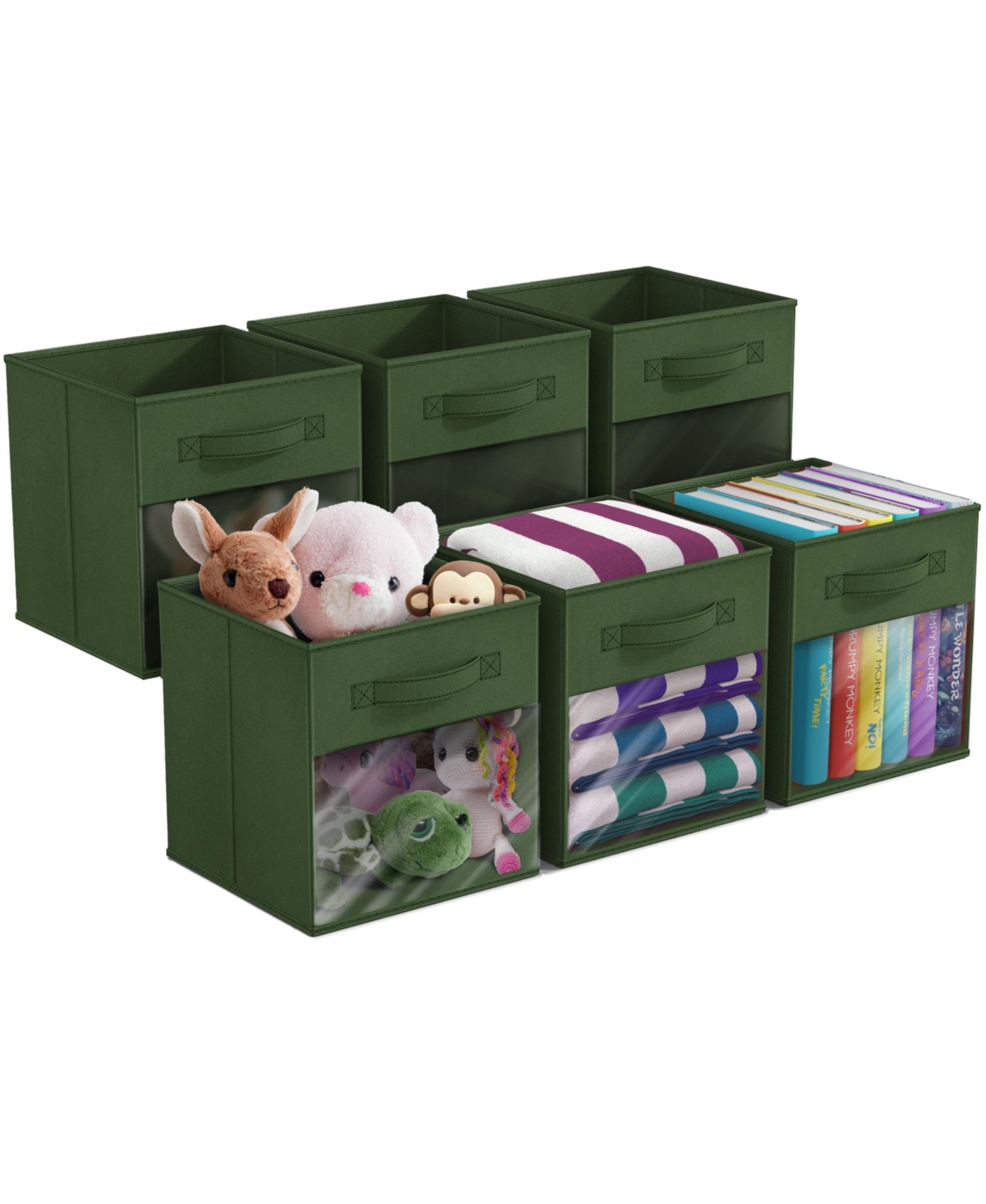 Click here for Sorbus 11 Inch 6 Pack Collapsible Fabric Storage B... prices