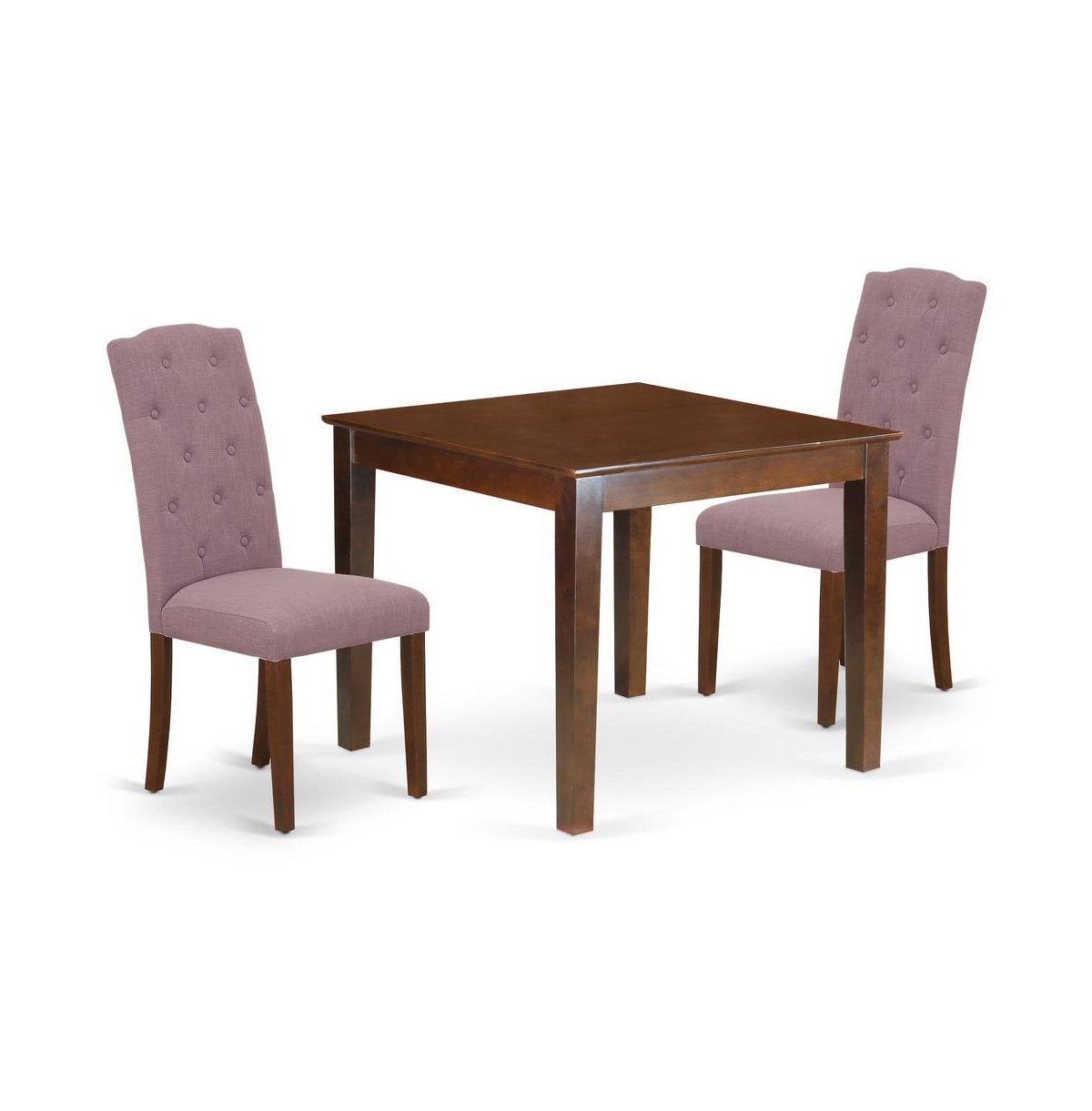 Click here for East West Furniture Dining Room Set Mahogany - Mah... prices