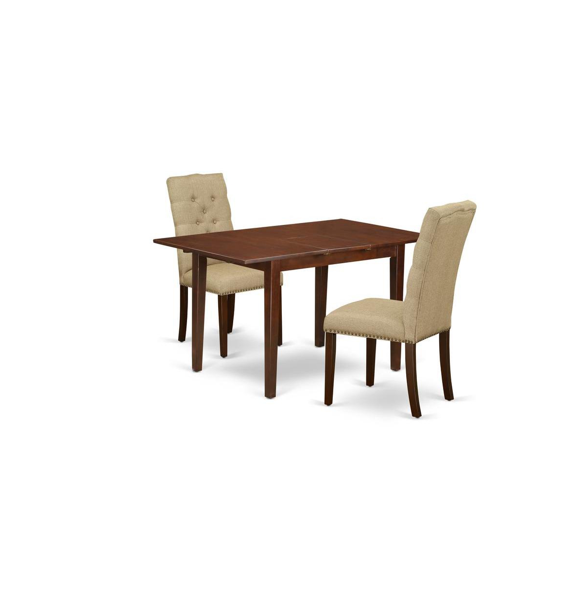 Click here for East West Furniture Dining Room Set Mahogany - Mah... prices