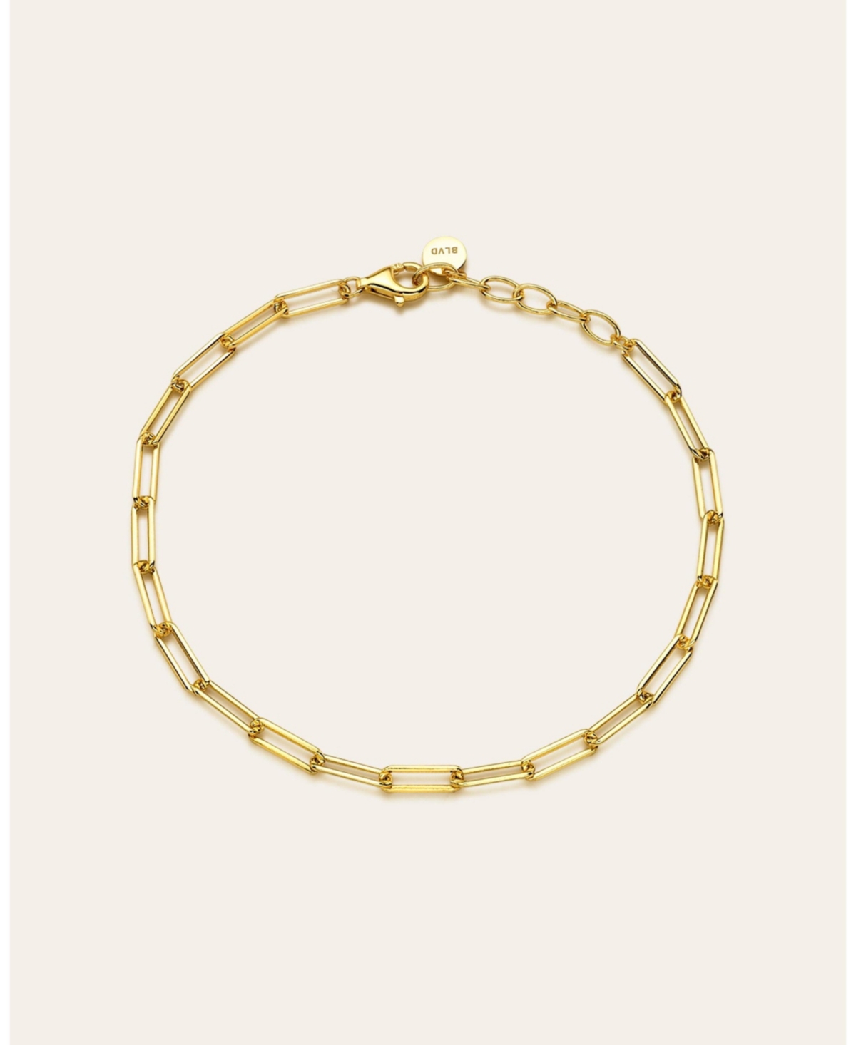 Click here for Zoe Lev Small Open Link Chain Bracelet - Yellow go... prices