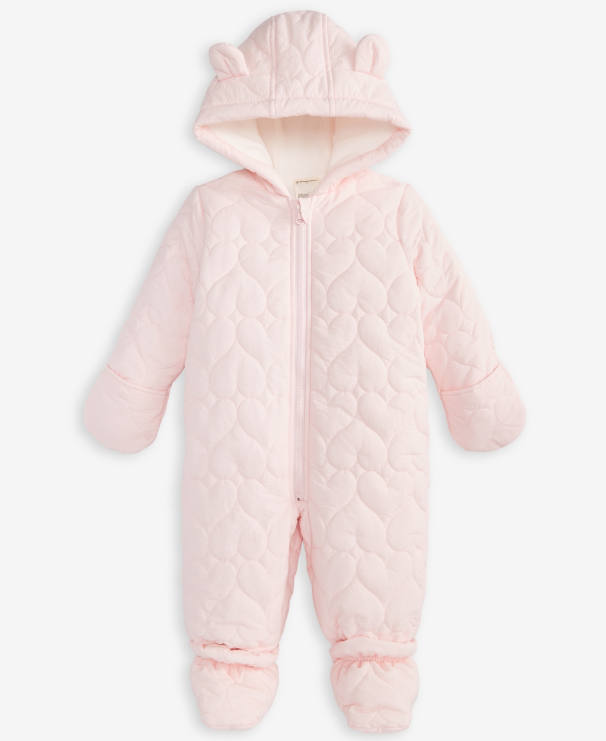 Click here for First Impressions Baby Girls Bear Hooded Quilted F... prices