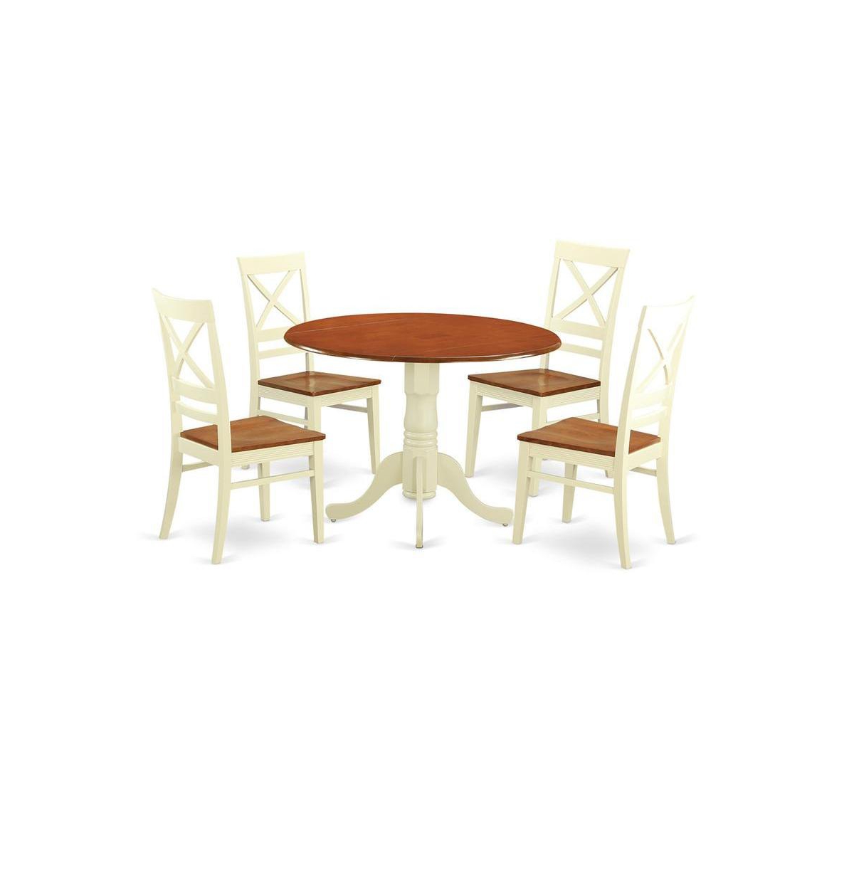 Click here for East West Furniture 5 Pc small Kitchen Table set -... prices