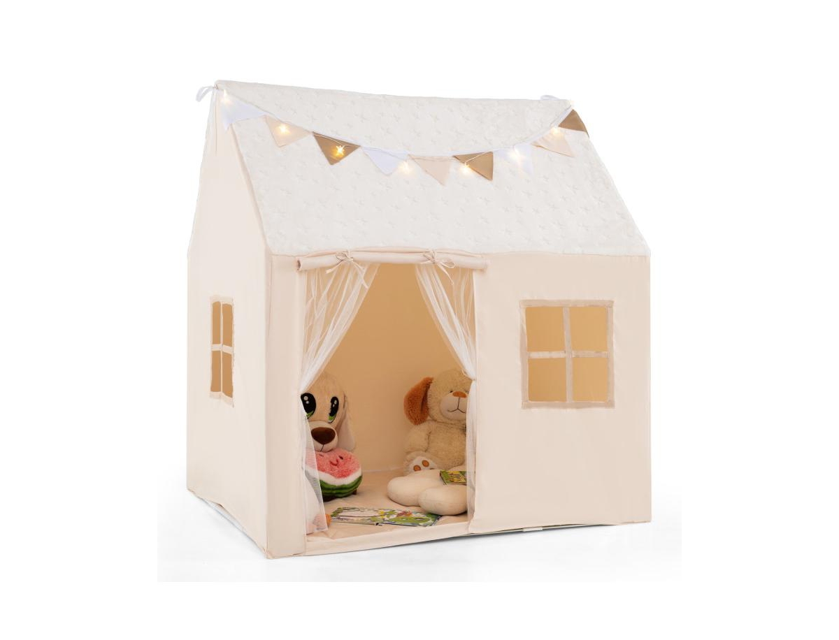 Click here for Kids Large Play Tent Playhouse with Glow in the Da... prices