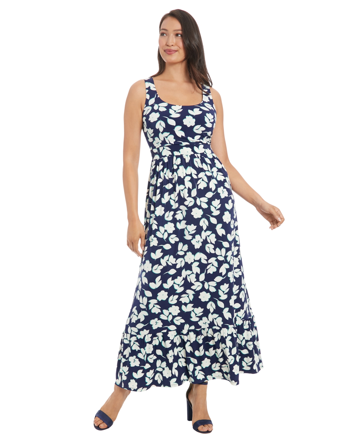 Click here for London Times Petite Sleeveless Floral Maxi Dress -... prices