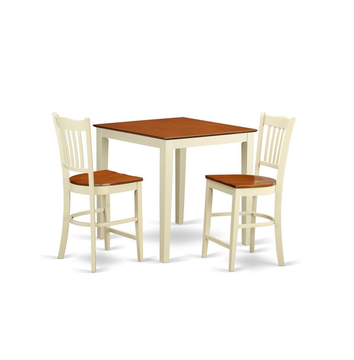 Click here for East West Furniture 3 Pc counter height set - Dini... prices