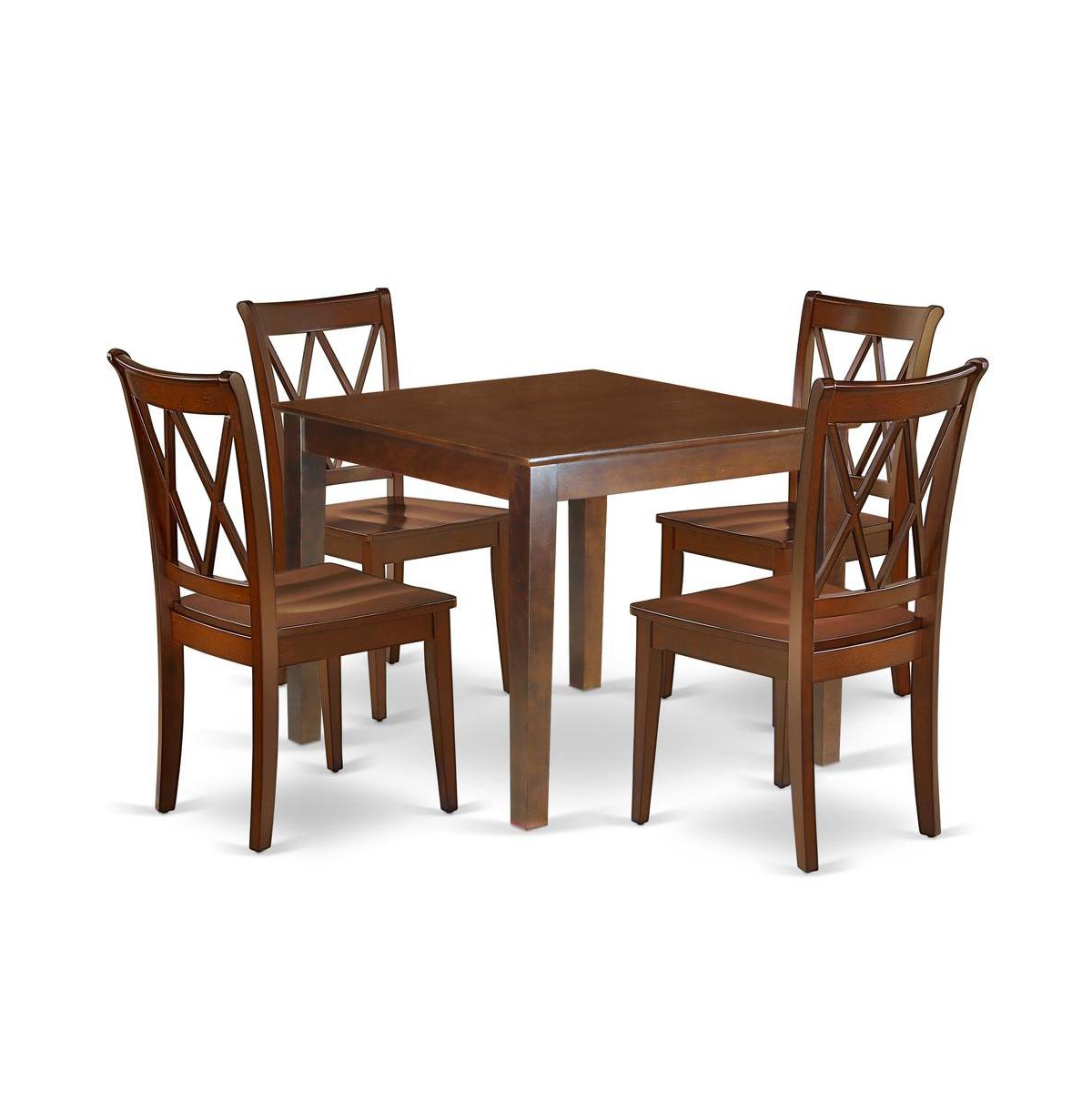 Click here for East West Furniture Dining Room Set Mahogany - Mah... prices