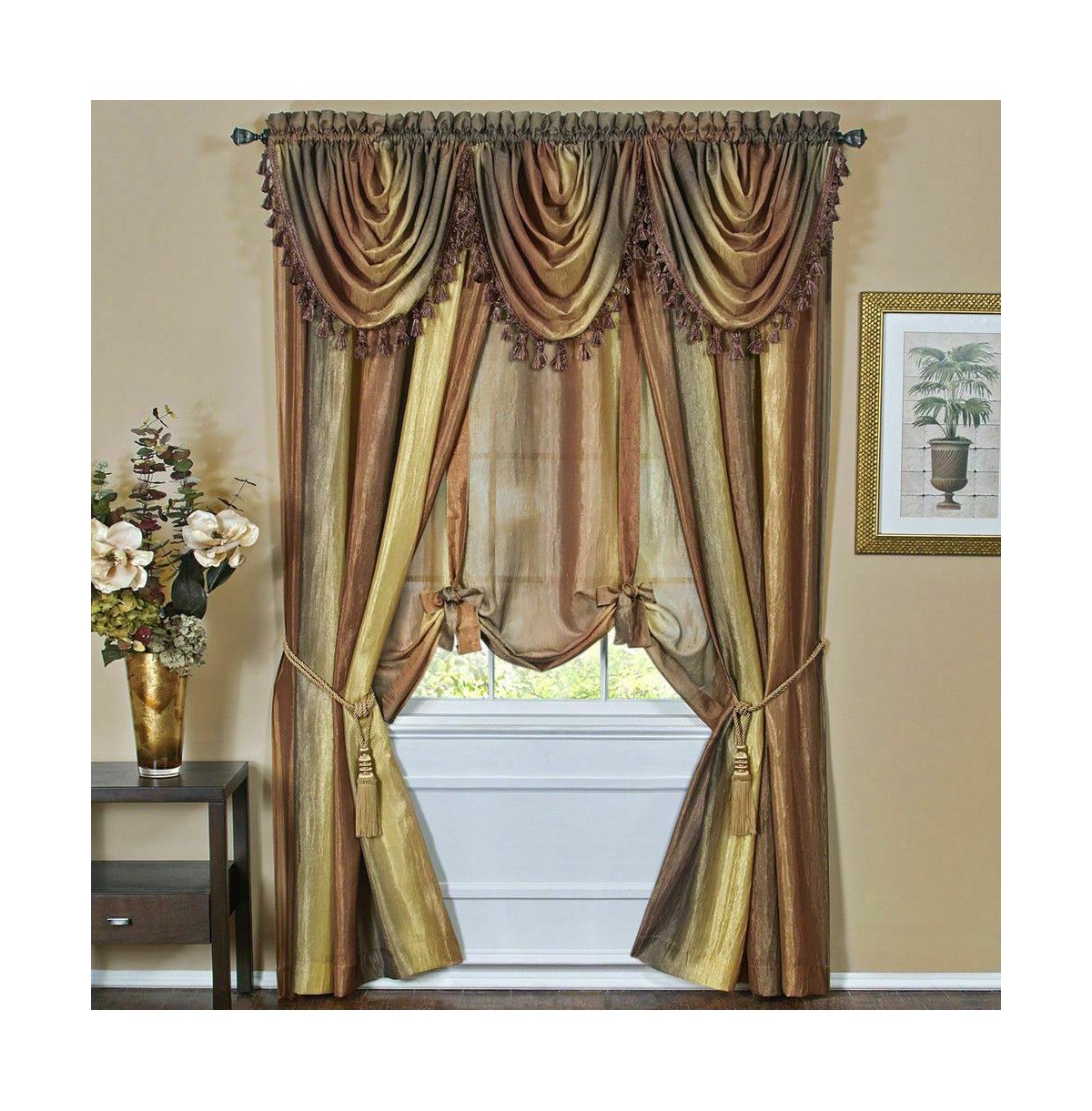 Click here for GoodGram Ombre Crushed Satin Sheer Single Window C... prices