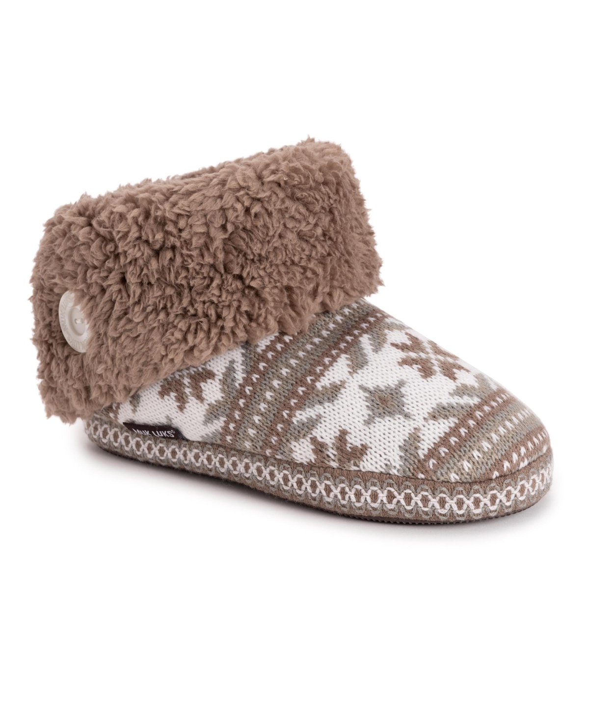 Click here for Muk Luks Womens Melinda Cuff Boot - Ghost prices
