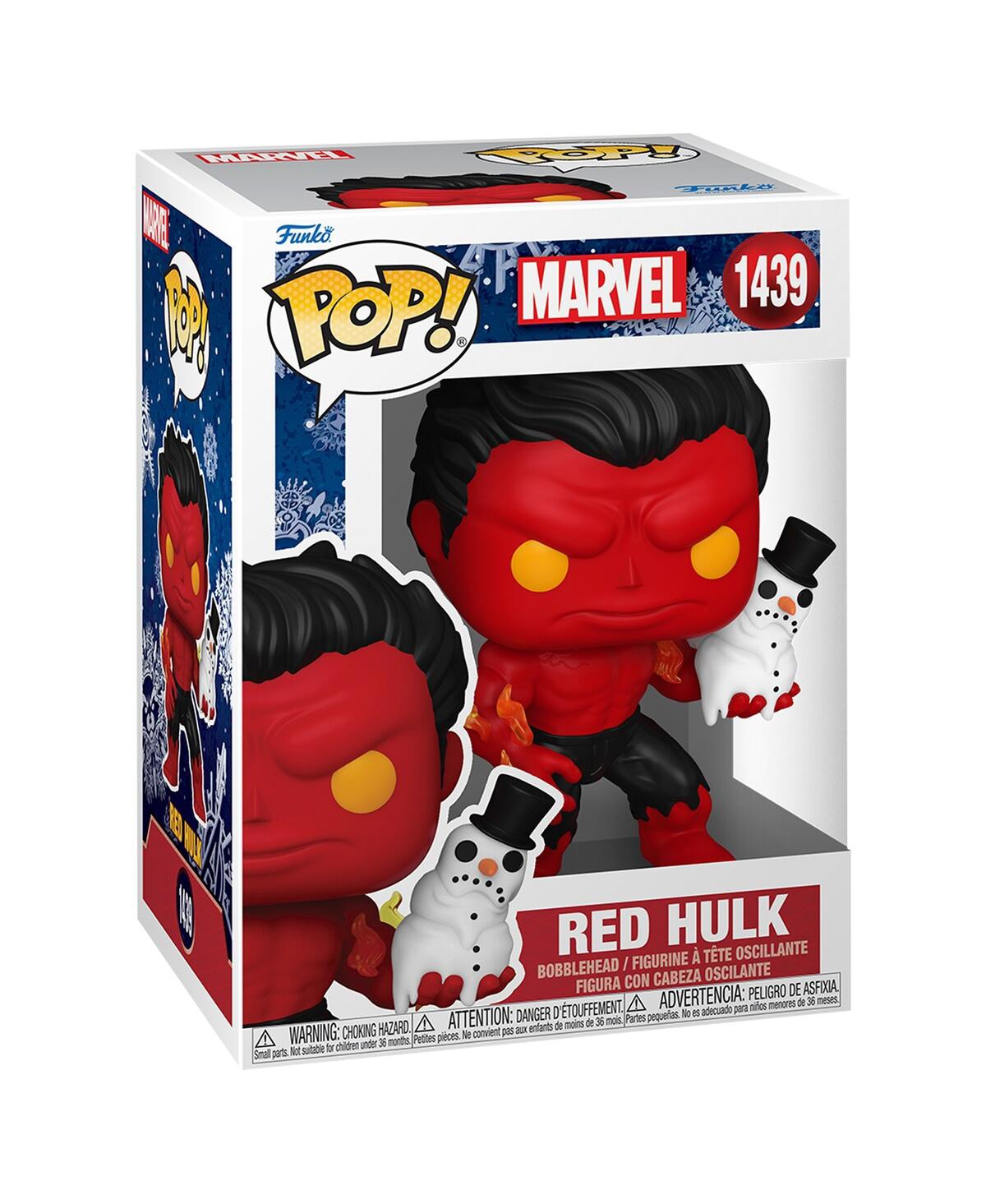 Click here for Funko Marvel 1439 Red Hulk Holiday Pop Vinyl Bobbl... prices
