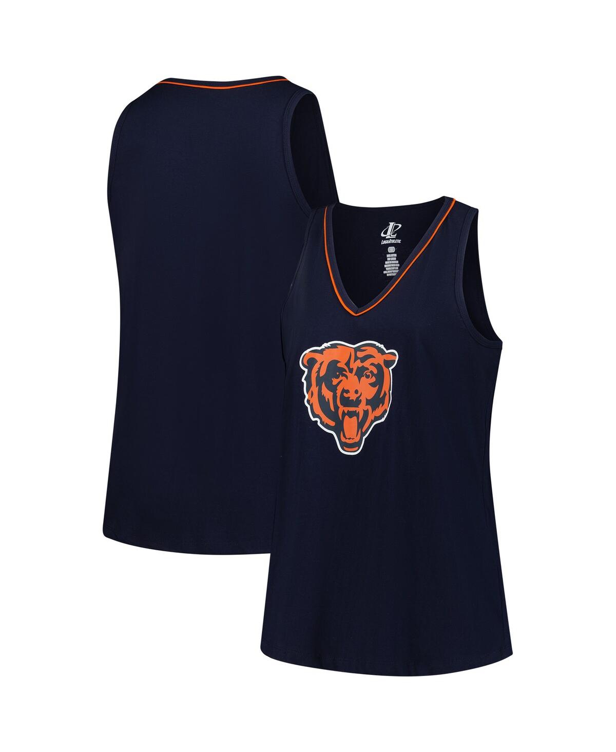 Click here for Logo Athletic Womens Navy Chicago Bears Plus Size... prices