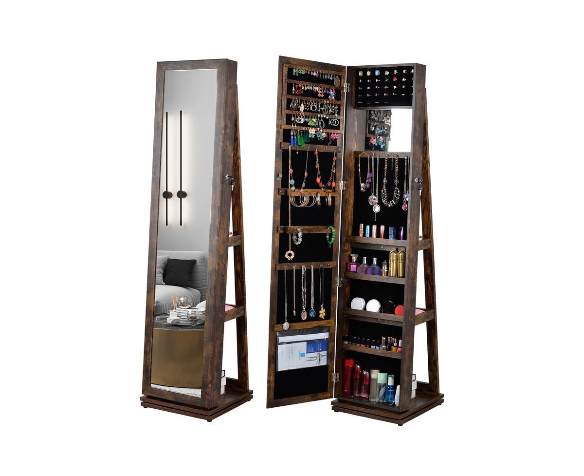 Click here for Casainc Full Length Mirror Bathroom Swivel Jewelry... prices