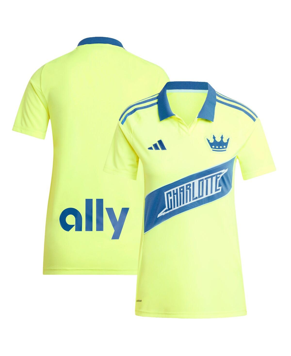 Click here for Adidas Womens Yellow Charlotte Fc 2025 Third Repli... prices