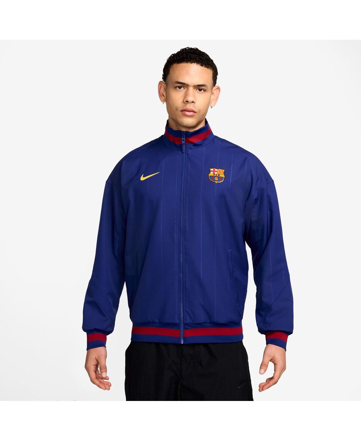 Click here for Nike Mens Blue Barcelona 2025/26 Strike Anthem Ful... prices