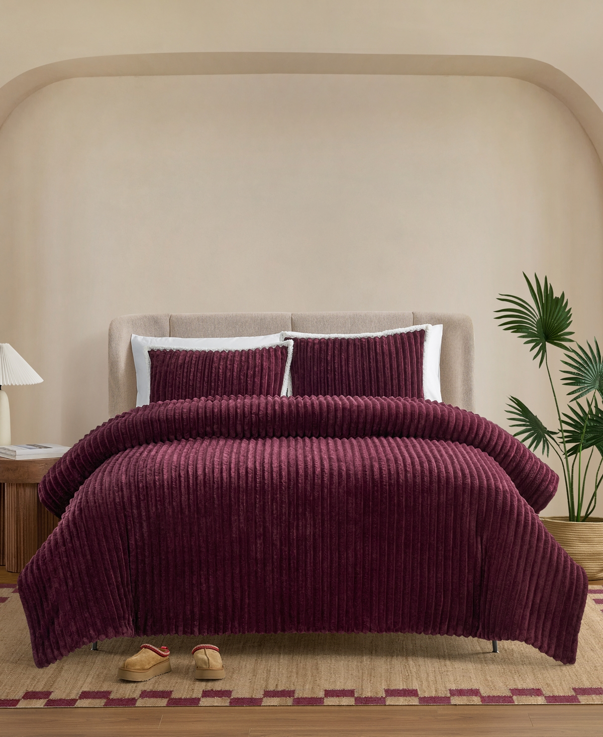 Click here for Ugg Avery Ribbed 3-Pc. Comforter Set  King - Wild... prices