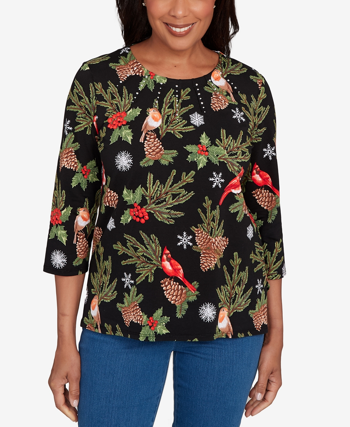 Click here for Alfred Dunner Womens Classic Cardinals and Pinecon... prices