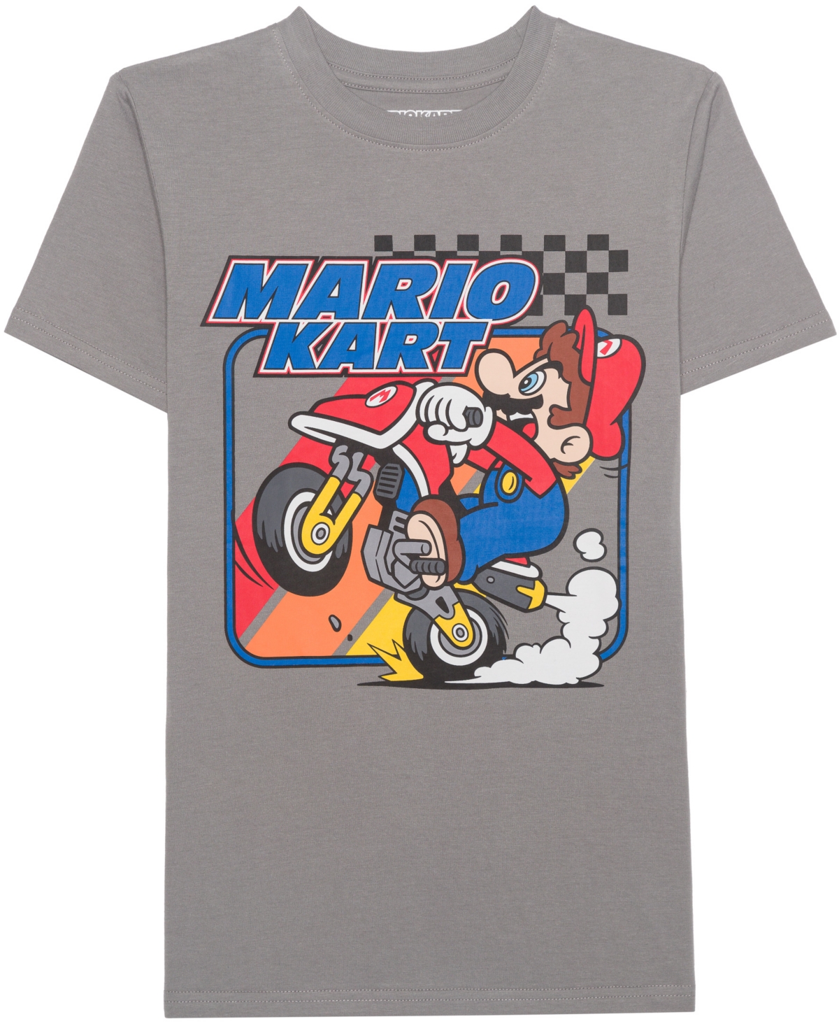 Click here for Mario Bros. Boys 5-20 Checkered Striped Short Slee... prices