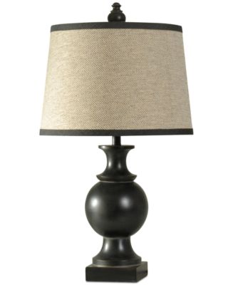 StyleCraft Noir Table Lamp - Macy's