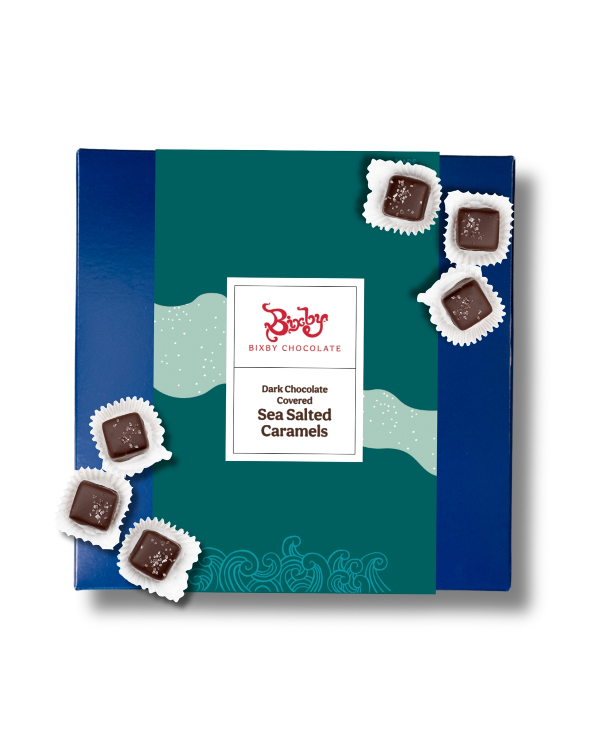 Bixby Chocolate Sea Salted Caramel Gift Box Dark Chocolate  50 Piece