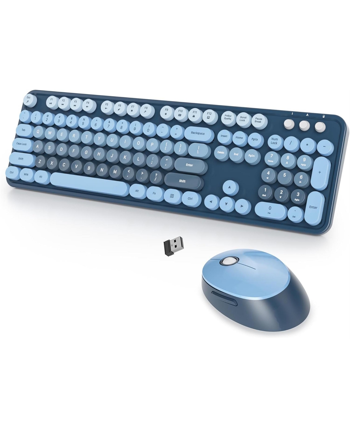 Click here for Risokeys Wireless Keyboard and Mouse Set  Retro Ty... prices