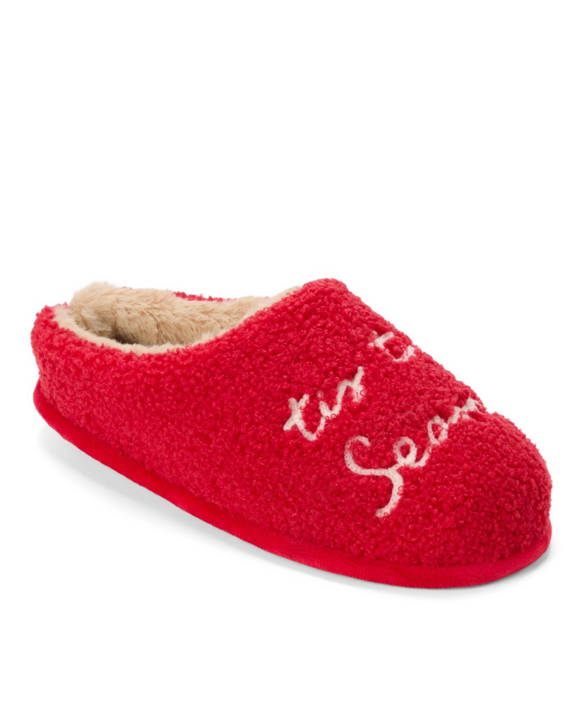Click here for Dearfoams Womens Holiday Novelty Red Bows Clog Sli... prices
