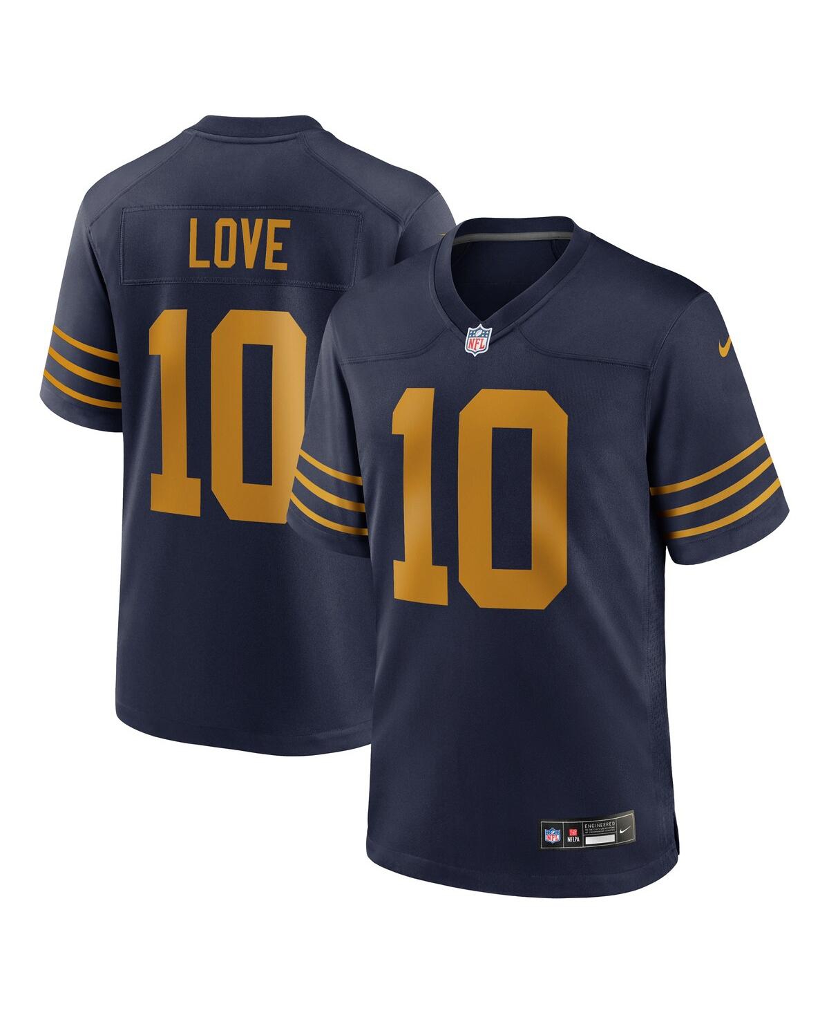 Click here for Nike Mens Jordan Love Navy Green Bay Packers The 1... prices